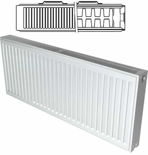 Stelrad Compact K2 600x1200mm Double Panel Radiator 143790