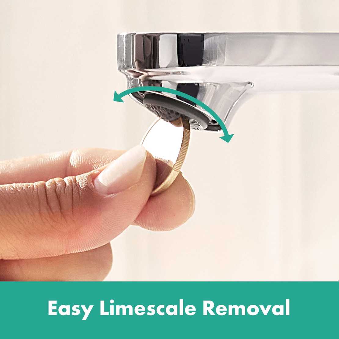 hansgrohe Rebris S 240 CoolStart EcoSmart Basin Mixer Tap - Chrome