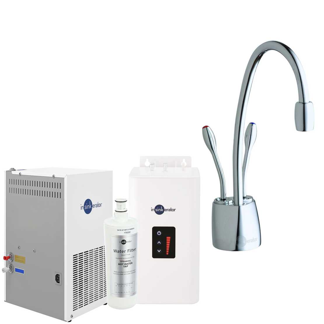 Insinkerator HC1100 Boiling Water Tap - NeoTank/NeoChiller Chrome