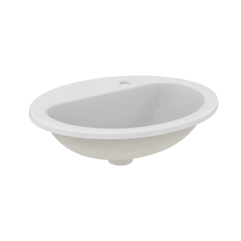 Armitage Shanks Orbit 21 Recessed Countertop Basin, 550mm 1 RH Tap Hole ...