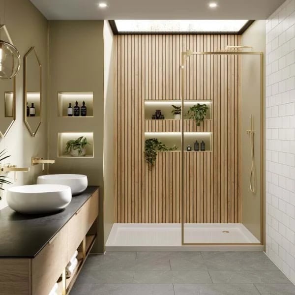 Naturepanel Bleached Cuneo Oak Wall Panel Hydrolock 2400 x 598mm