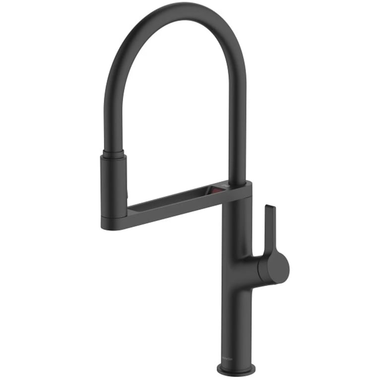 Clearwater Galex Motion Matt Black Sensor Kitchen Mixer Tap