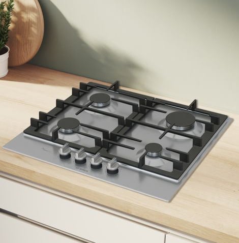 Bosch Series 6 PCP6A5I90 60cm Gas Hob Stainless Steel