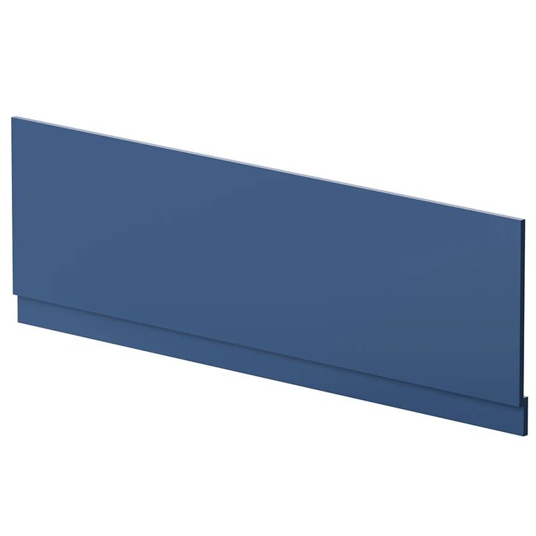 Hudson Reed Matt Blue Bath Panel 1700mm - Side MDF MOF377