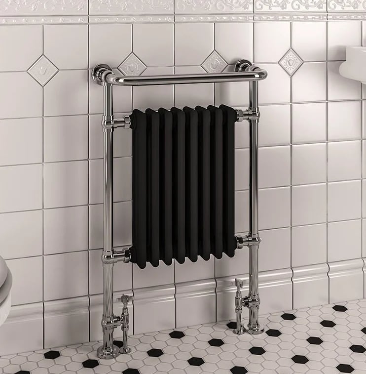Eastlake Type 10 940 x 600mm Vertical Designer Aluminium Radiator Matt ...