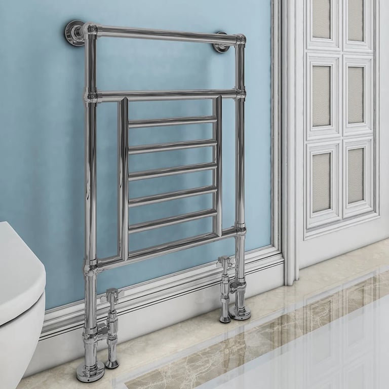 Eastlake Sherbourne 960 x 600mm Trad Towel Radiator Chrome