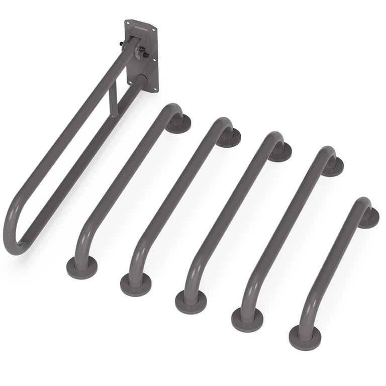Fitzroy of London Pro Doc M Pack Straight Grab Rails 230005/GY