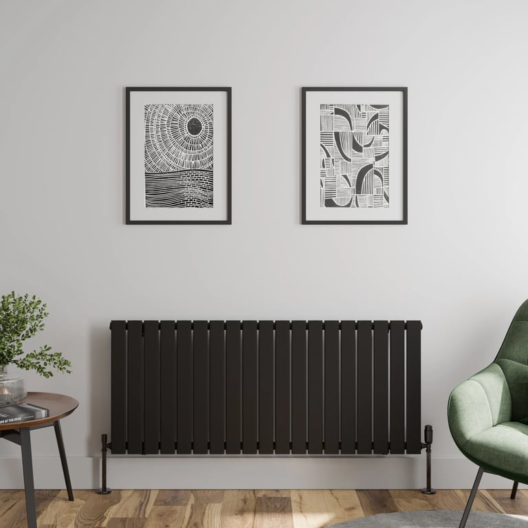 DuraTherm Horizontal Single Flat Panel Designer Radiator - 600 x 1440mm ...