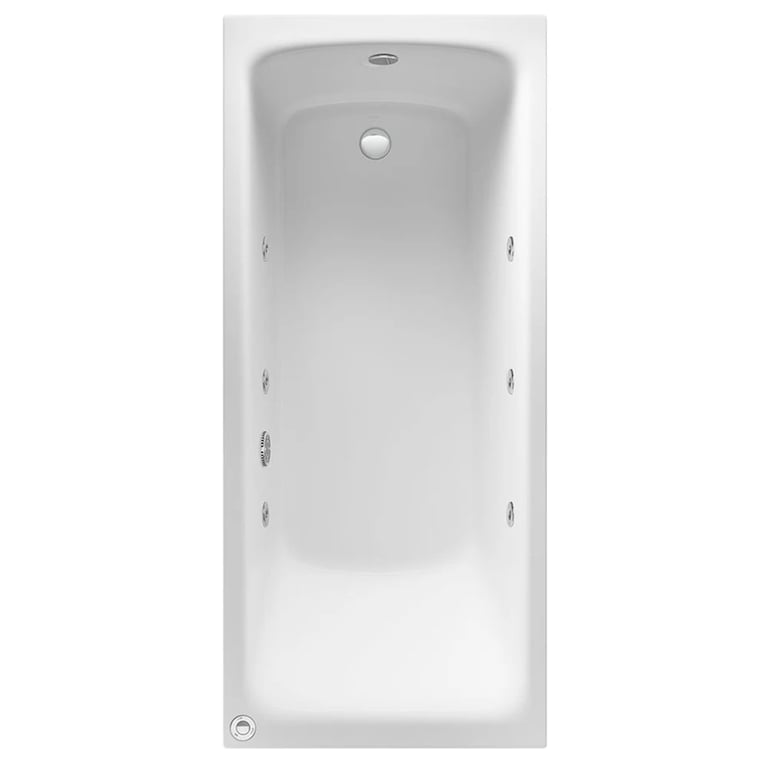 Sanctura Whirlpool Bath 1700 x 700mm with 6 Jets