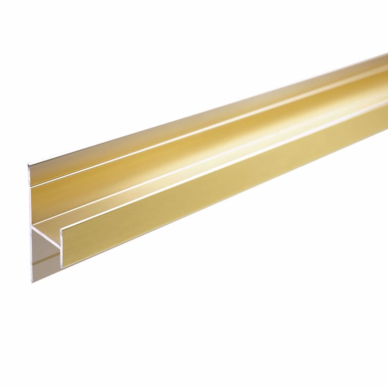 Multipanel Wall Panel Continuous Joint Profile Type D Brass