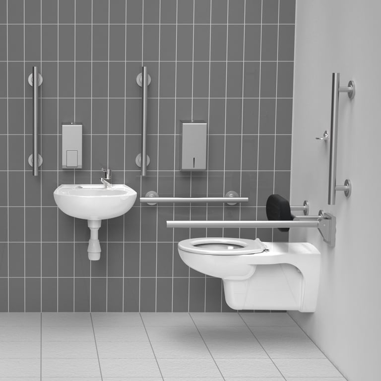 Fitzroy of London Style Wall Hung Toilet & Basin Doc M Pack