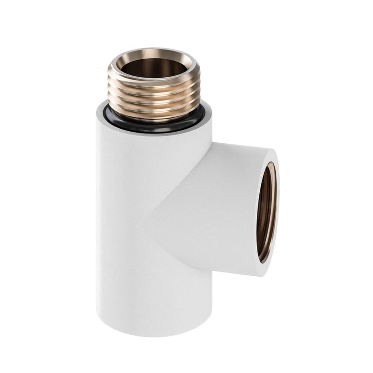 Solaro Dual Fuel T Piece - Matt White
