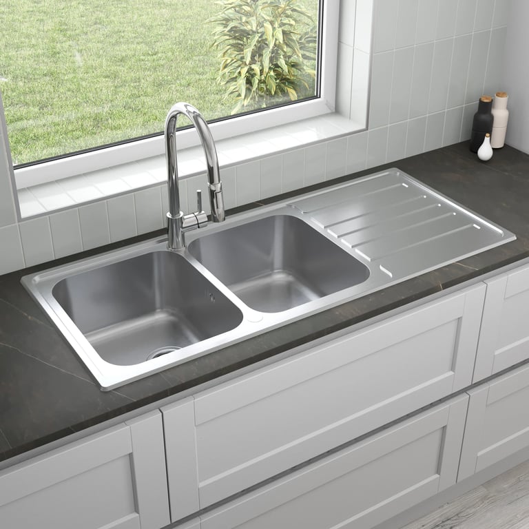 Double Bowl Kitchen Sinks - Plumbworld