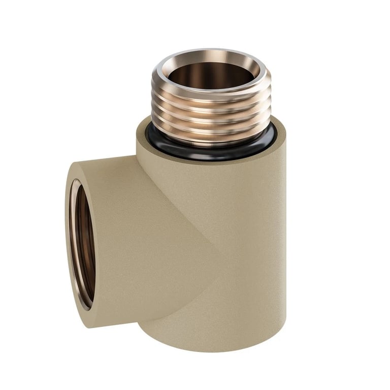 Solaro Dual Fuel Elbow - Matt Cappuccino