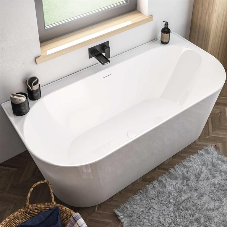 Sanctura Brockland Freestanding Bath 1600 x 750mm