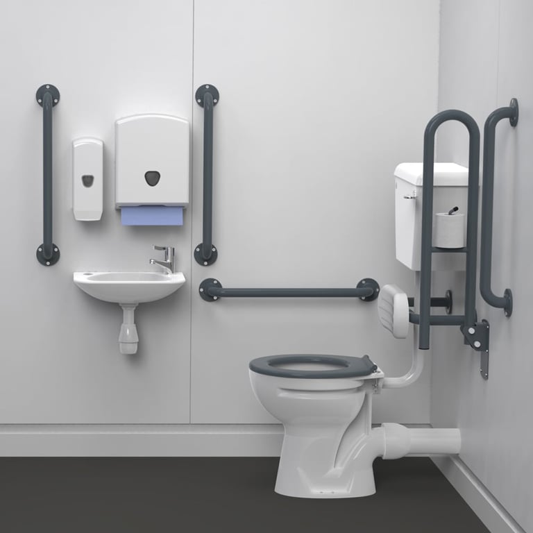 Fitzroy of London Pro Low Level Toilet & Basin Doc M Pack DMLL/DG