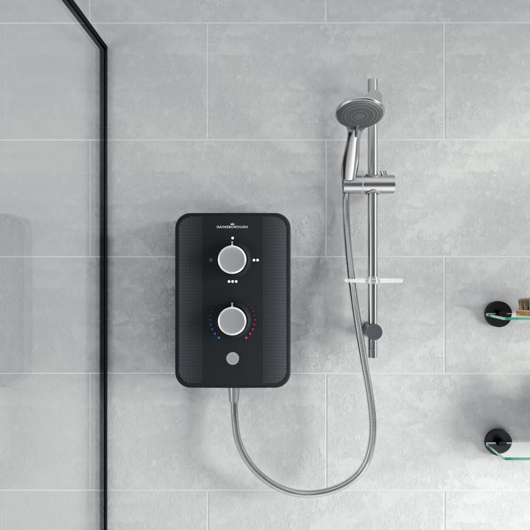 Black Electric Showers - Plumbworld