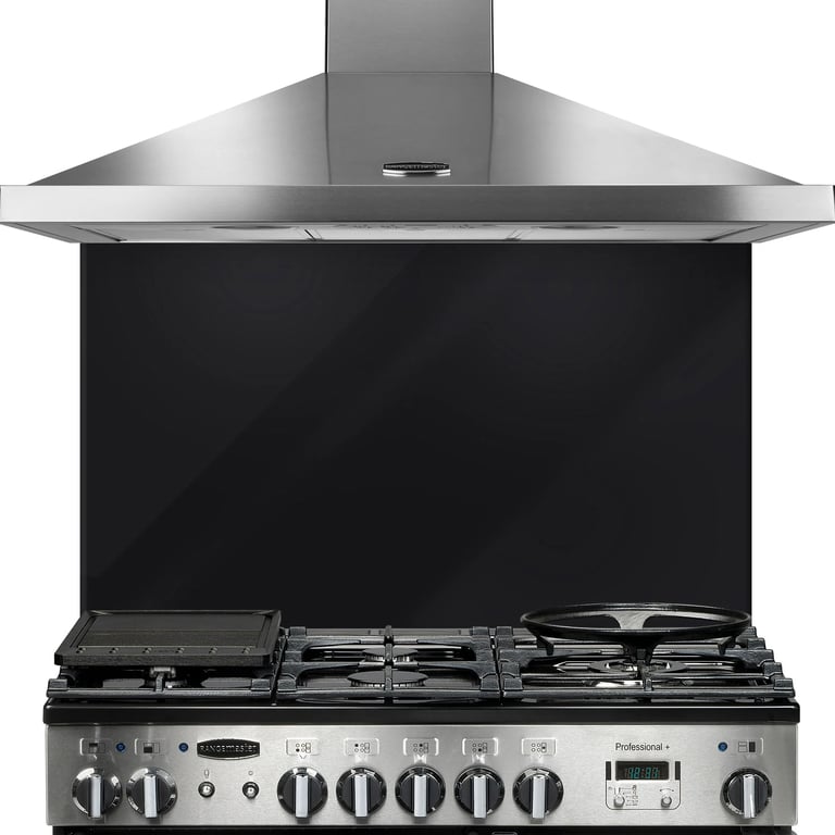 Rangemaster Universal Black Splashback 90cm - 65320