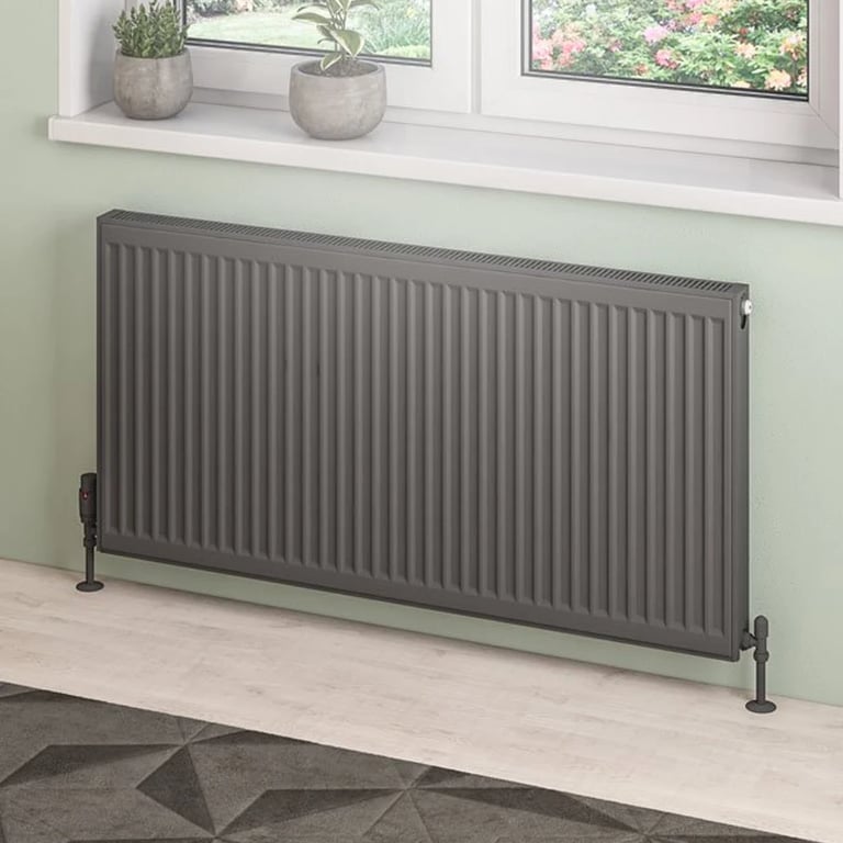 Solaro P+ Type 21 600 x 1200mm Double Panel Radiator, Single Convector ...