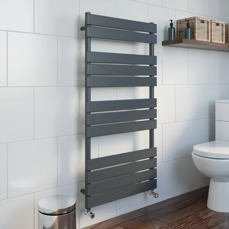 DuraTherm Dual Fuel Flat Panel Towel Radiator - 1200 x 600mm