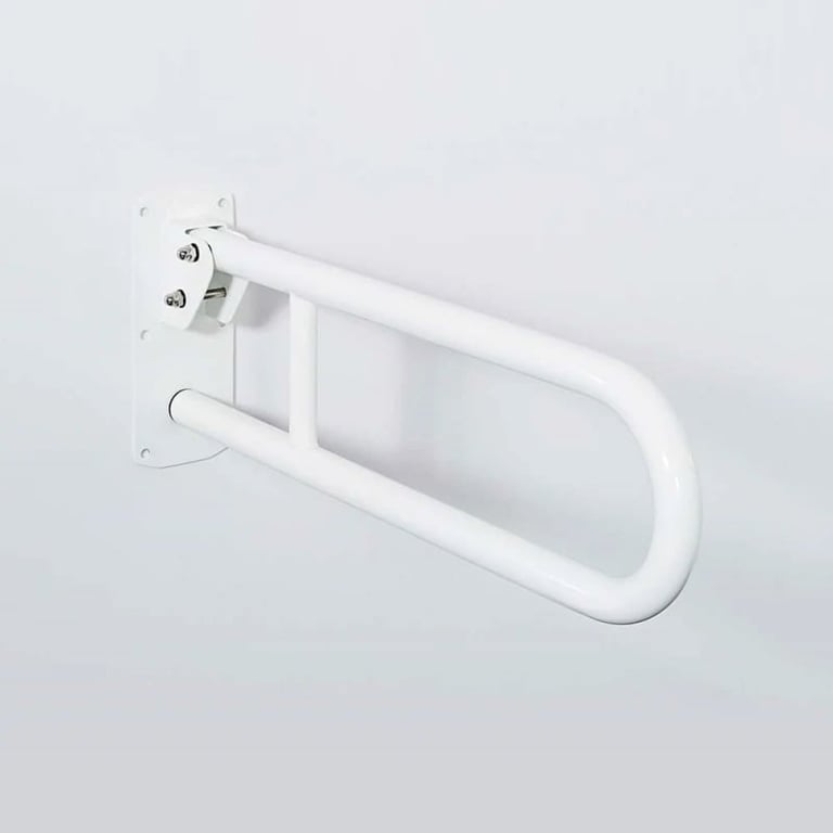 Fitzroy of London Style Hinged Grab Rail White 211865/WH