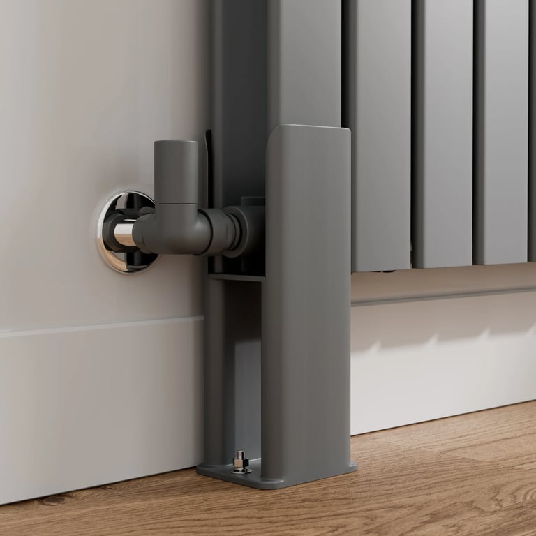 DuraTherm Anthracite Leg for Horizontal Flat Panel Radiator