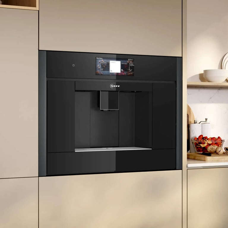 Neff N90 CL4TT11G0 2.4L Coffee Machine - Black w/Graphite Trim