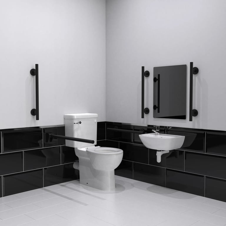 Premium Rimless Luxury Doc M Toilet Pack - Matt Black