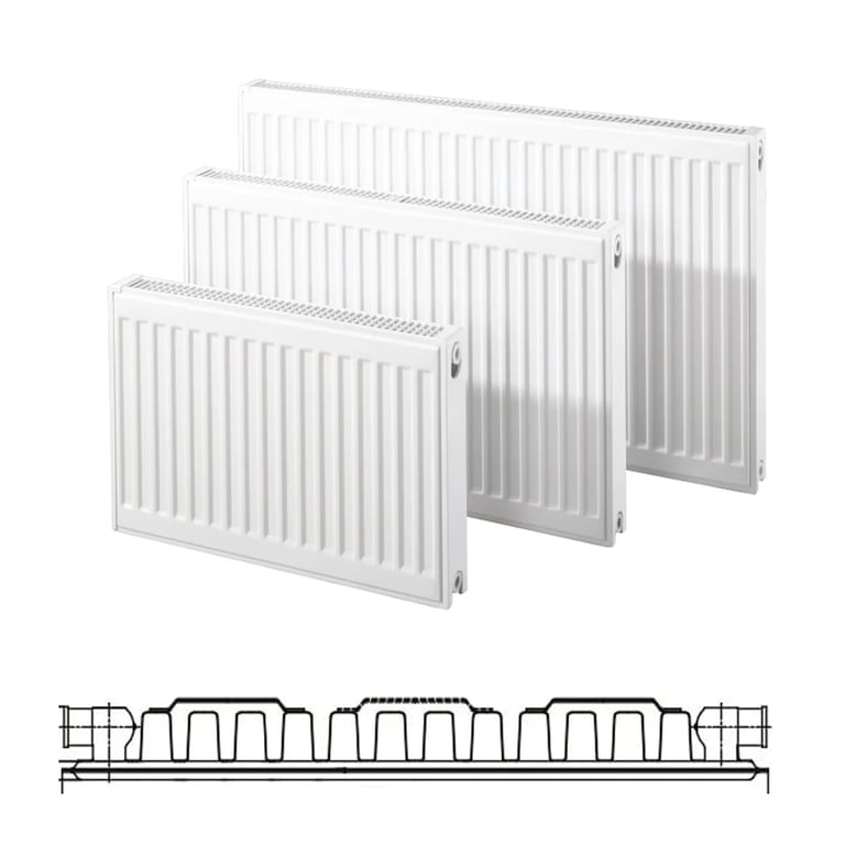 Type 11 Single Panel Radiators – Compact Heating | Plumbworld