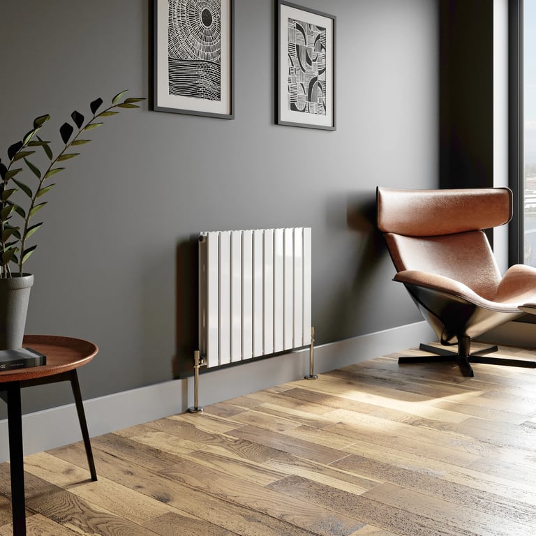 DuraTherm Horizontal Double Flat Panel Designer Radiator - 600 x 760mm ...