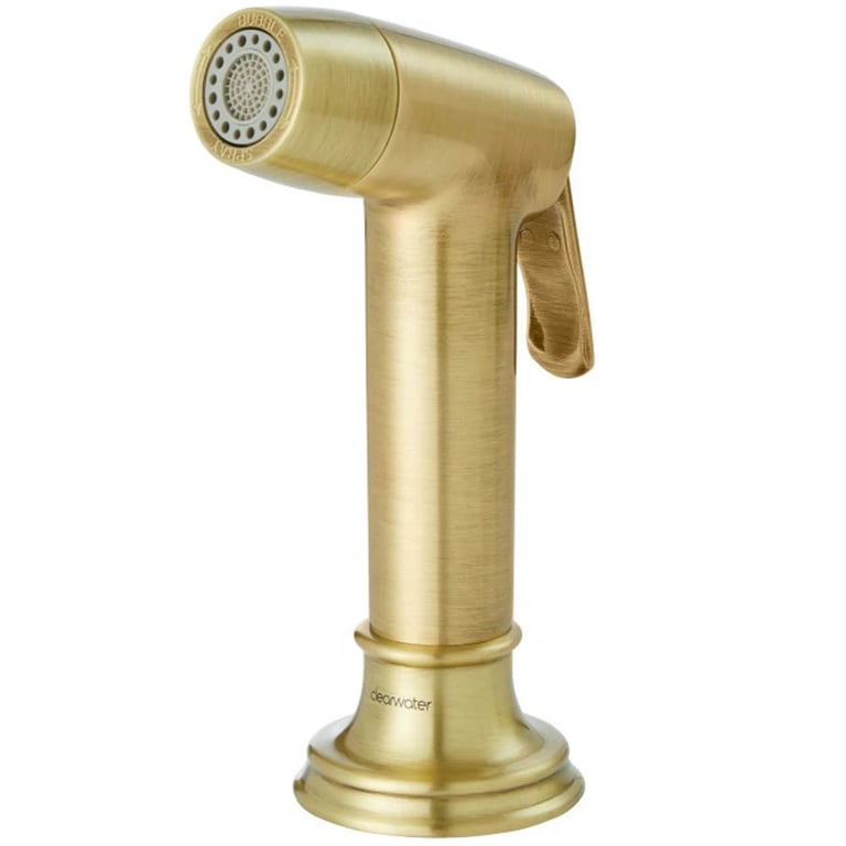 Clearwater Brushed Bronze Pull Out Rinse - Single Lever
