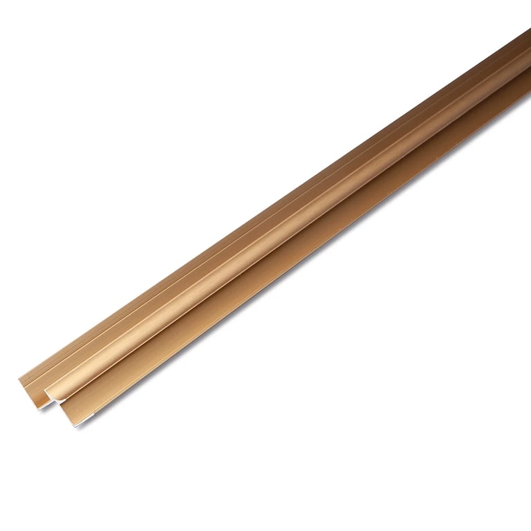 Starline Bathroom Wall Panel Aluminium Internal Corner Trim Brushed ...