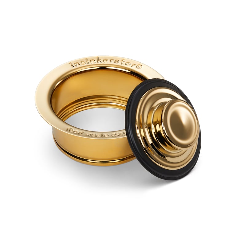 InSinkErator Flange and Stopper - French Gold