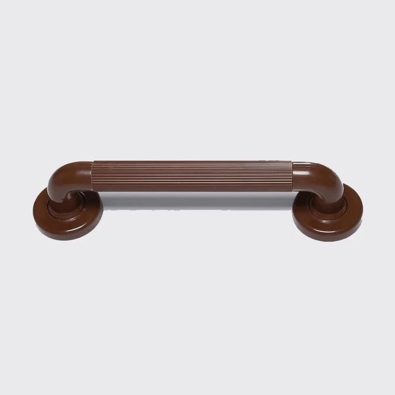 Fitzroy of London PRO Plastic Fluted 450mm Grab Rail With Concealed ...
