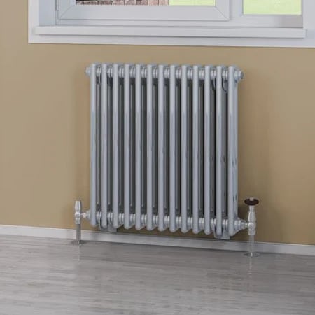 Eastlake Rivassa 600x608mm 2 Column Radiator Chrome