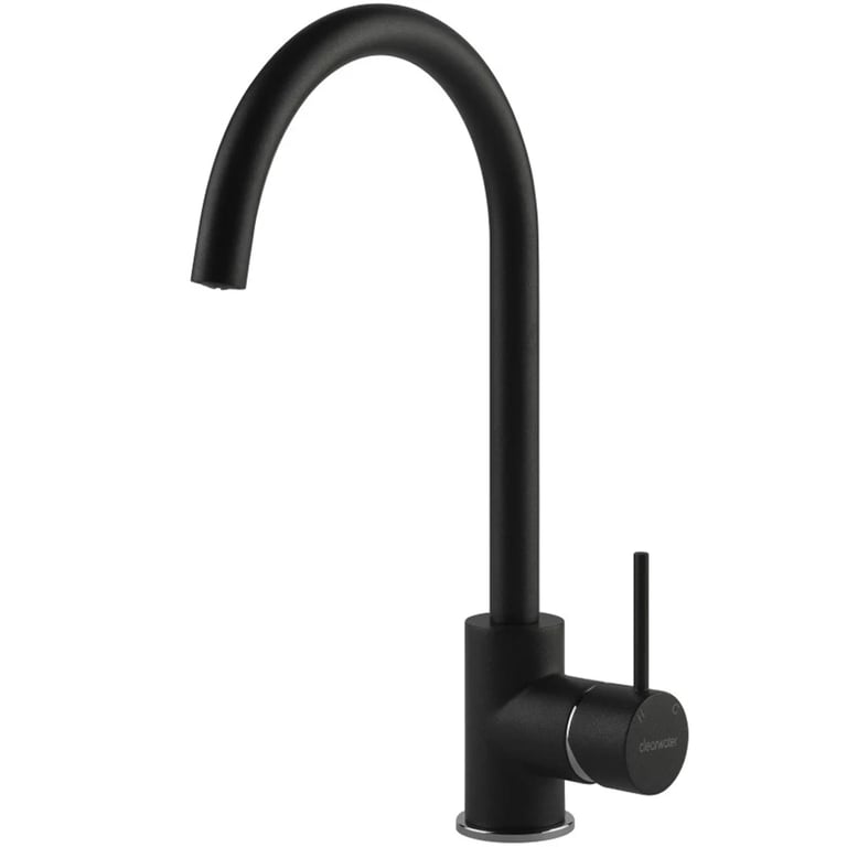 Clearwater Elara Chrome & Nero Kitchen Mixer Tap