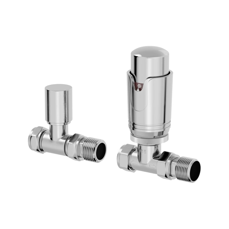 Duratherm Straight Chrome Thermostatic