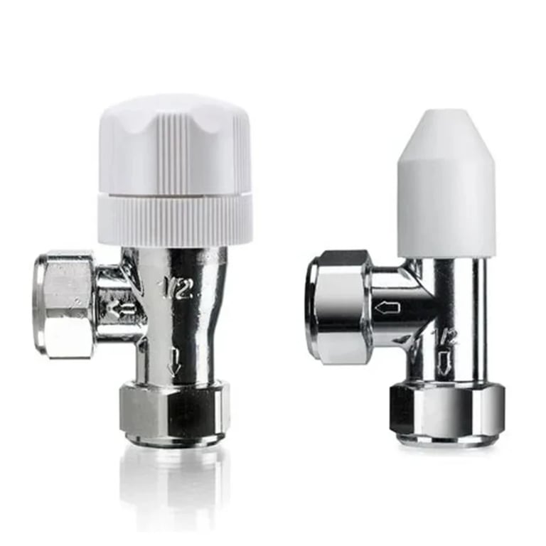 White Radiator Valves - Plumbworld
