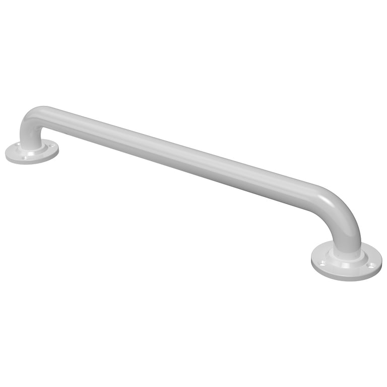 Fitzroy of London Pro Straight Grab Rail White 600mm