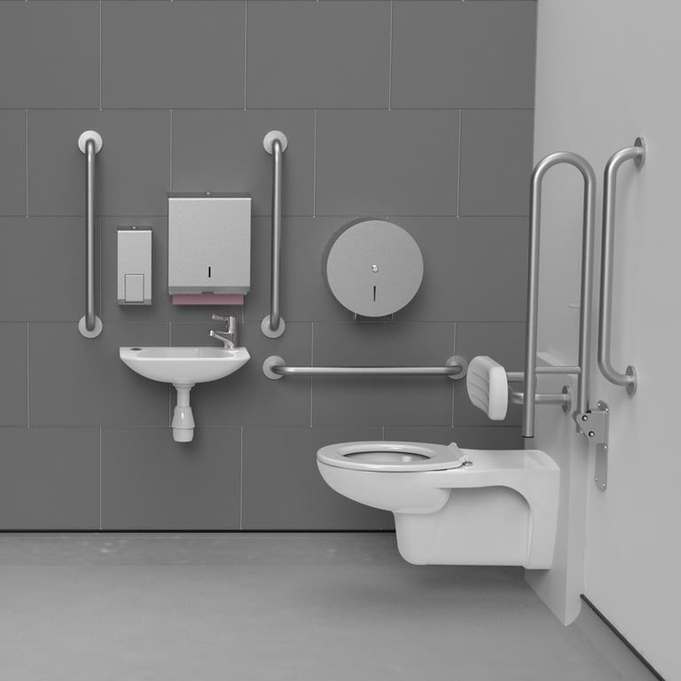 Fitzroy of London Style Wall Hung Toilet & Basin Doc M Pack