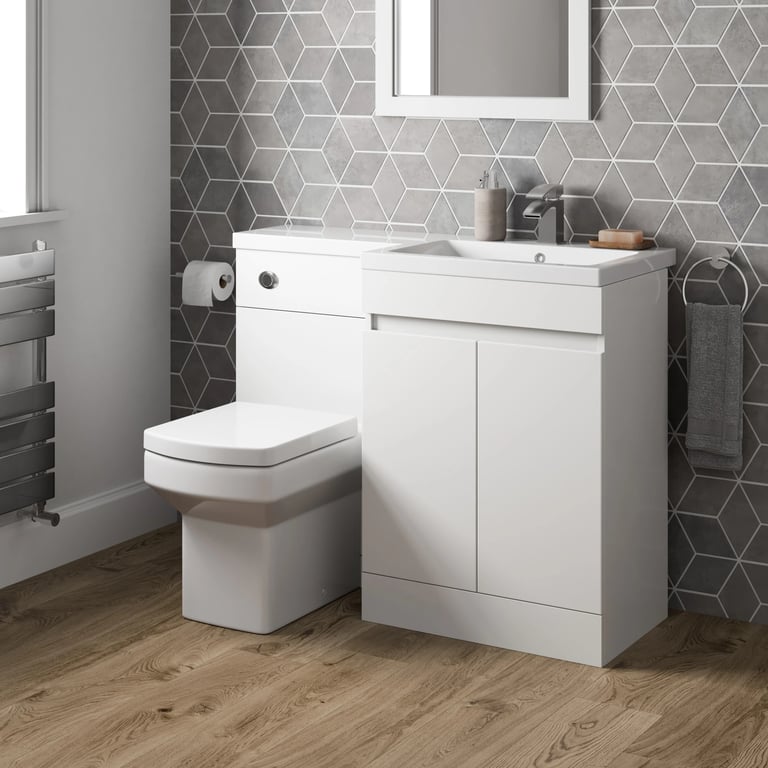 Toilet & Basin Vanity Units – Space‑Saving Sets | Plumbworld