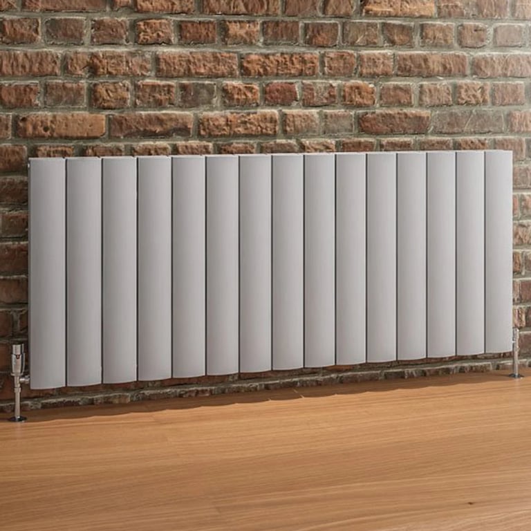 Solaro Guardia 600 x 1420mm Horizontal Designer Aluminium Radiator Matt ...