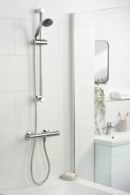 Bristan Zing Thermostatic Safe Touch Bar Mixer Shower - ZI SHXSMCT C