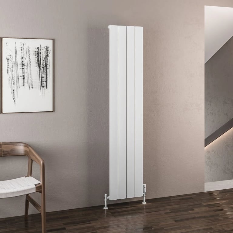 Solaro Malmesbury Single Panel 1800 x 375mm Vertical Designer Aluminium ...