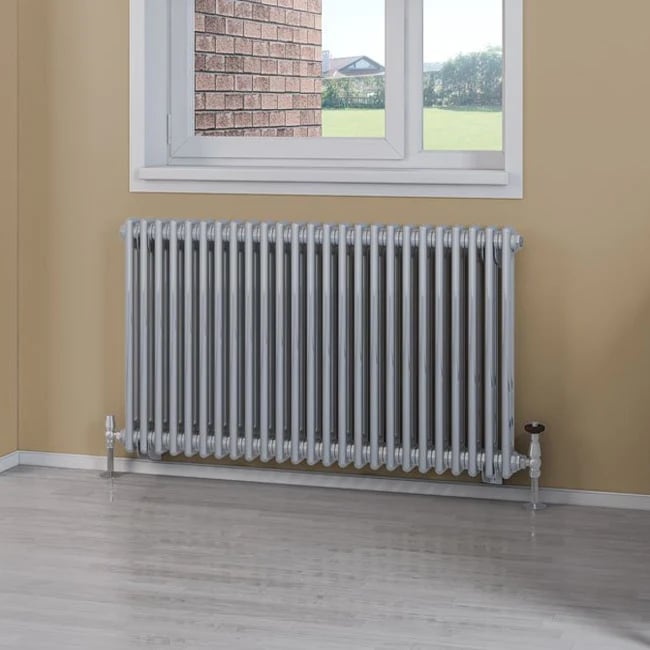 Eastlake Rivassa 600x1148mm 2 Column Radiator Chrome