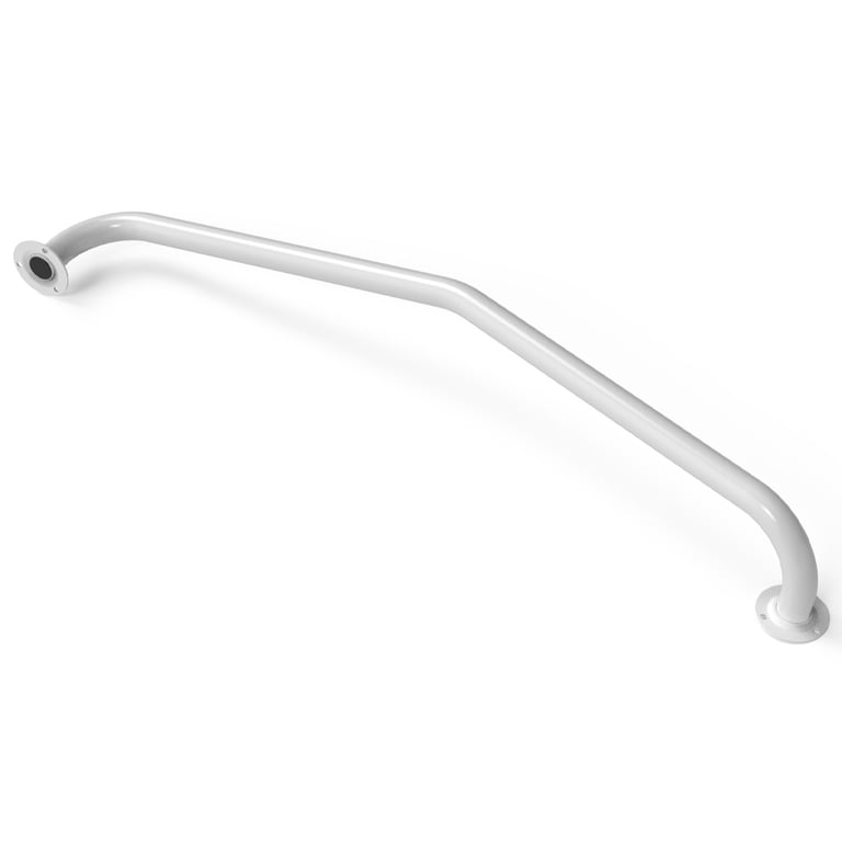 Fitzroy of London Pro Angled Grab Rail White 700mm, LH - NPS-L/WH