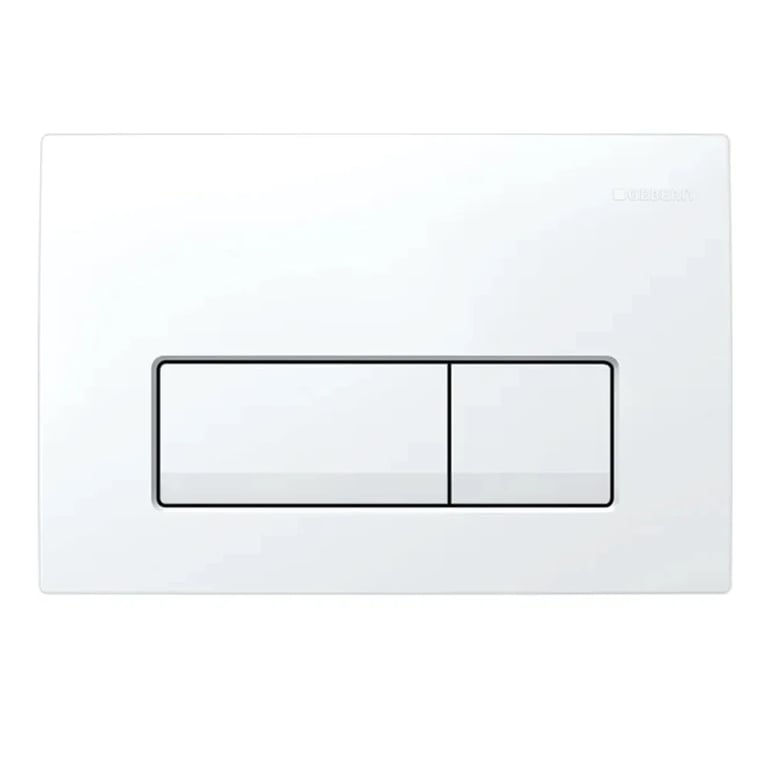 Geberit Delta50 Dual Flush Plate for Concealed Cisterns - White