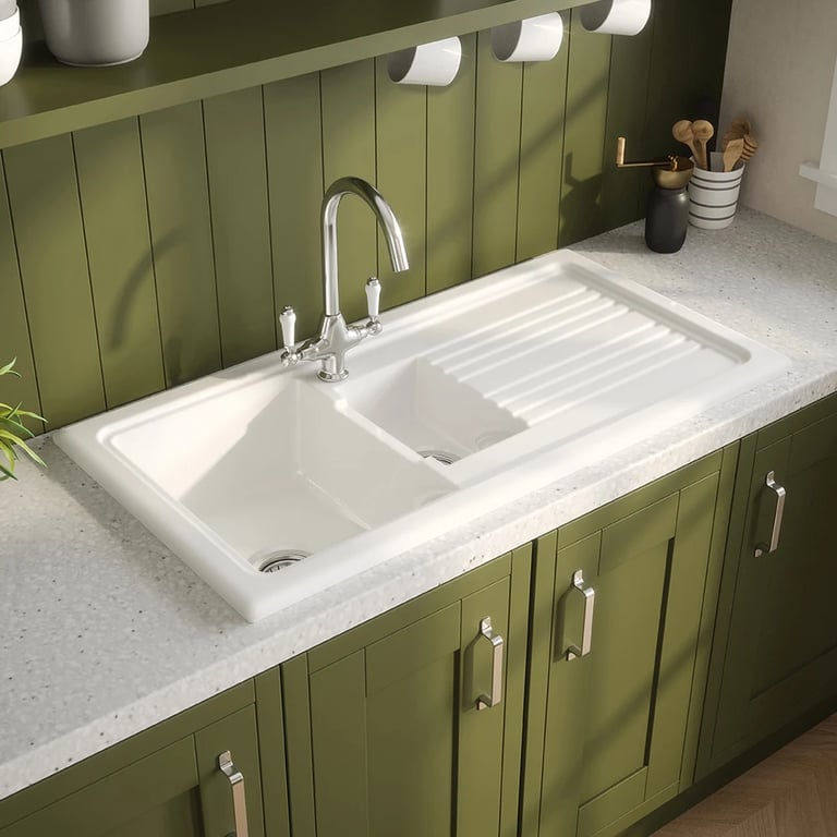 White Kitchen Sinks - Plumbworld
