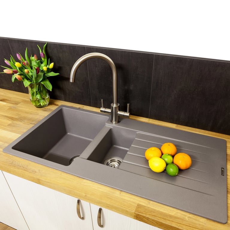 Grey Kitchen Sinks - Plumbworld