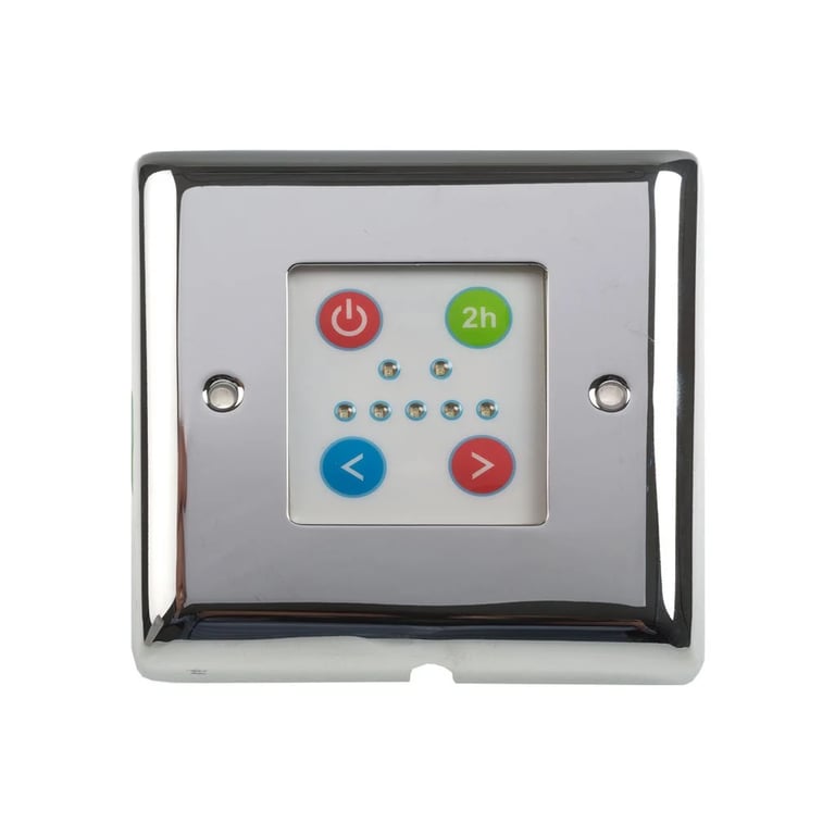 Solaro Crafton Cover Plate for Crafton Control Panel - Chrome